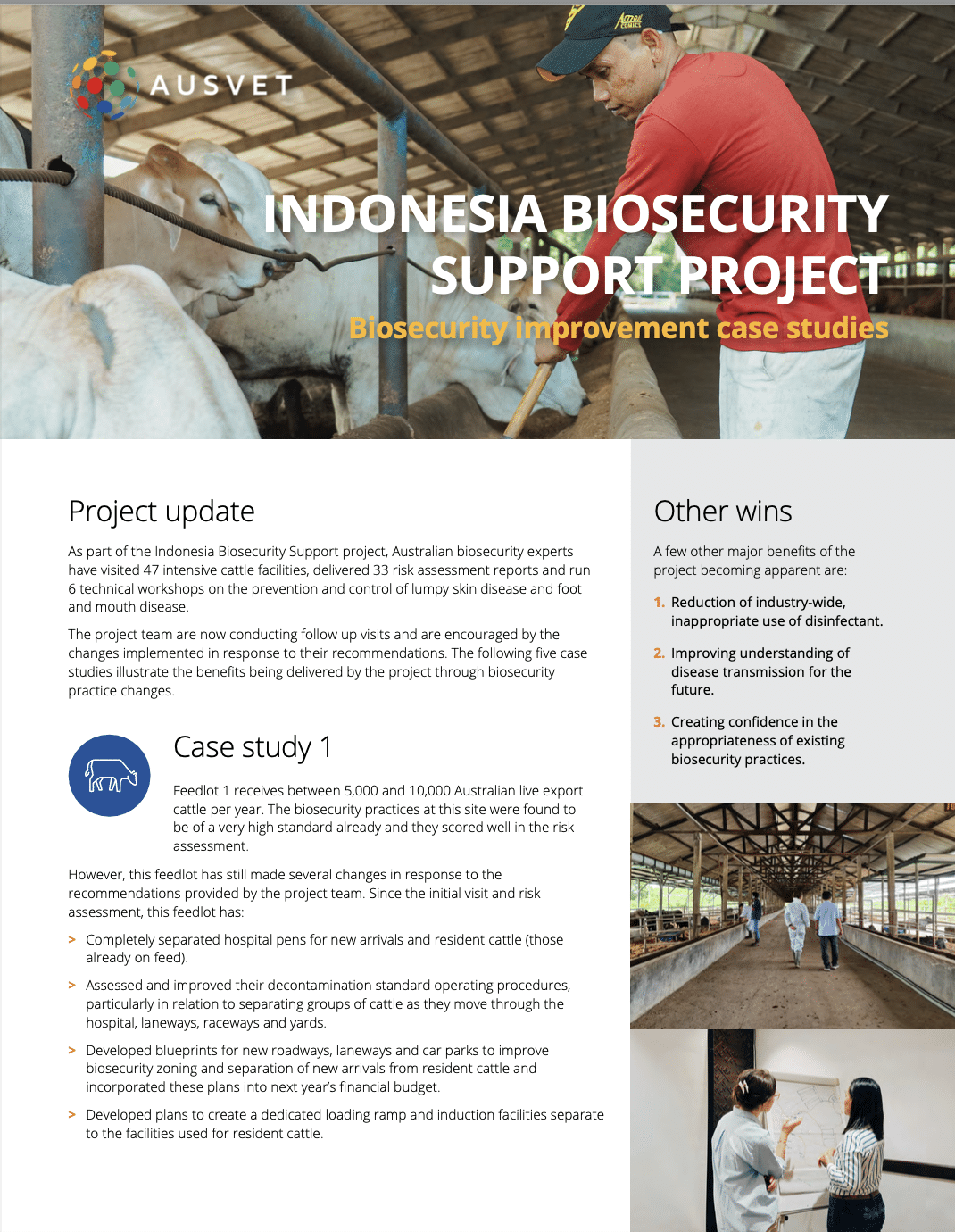 Indonesia Biosecurity Support Project – Ausvet